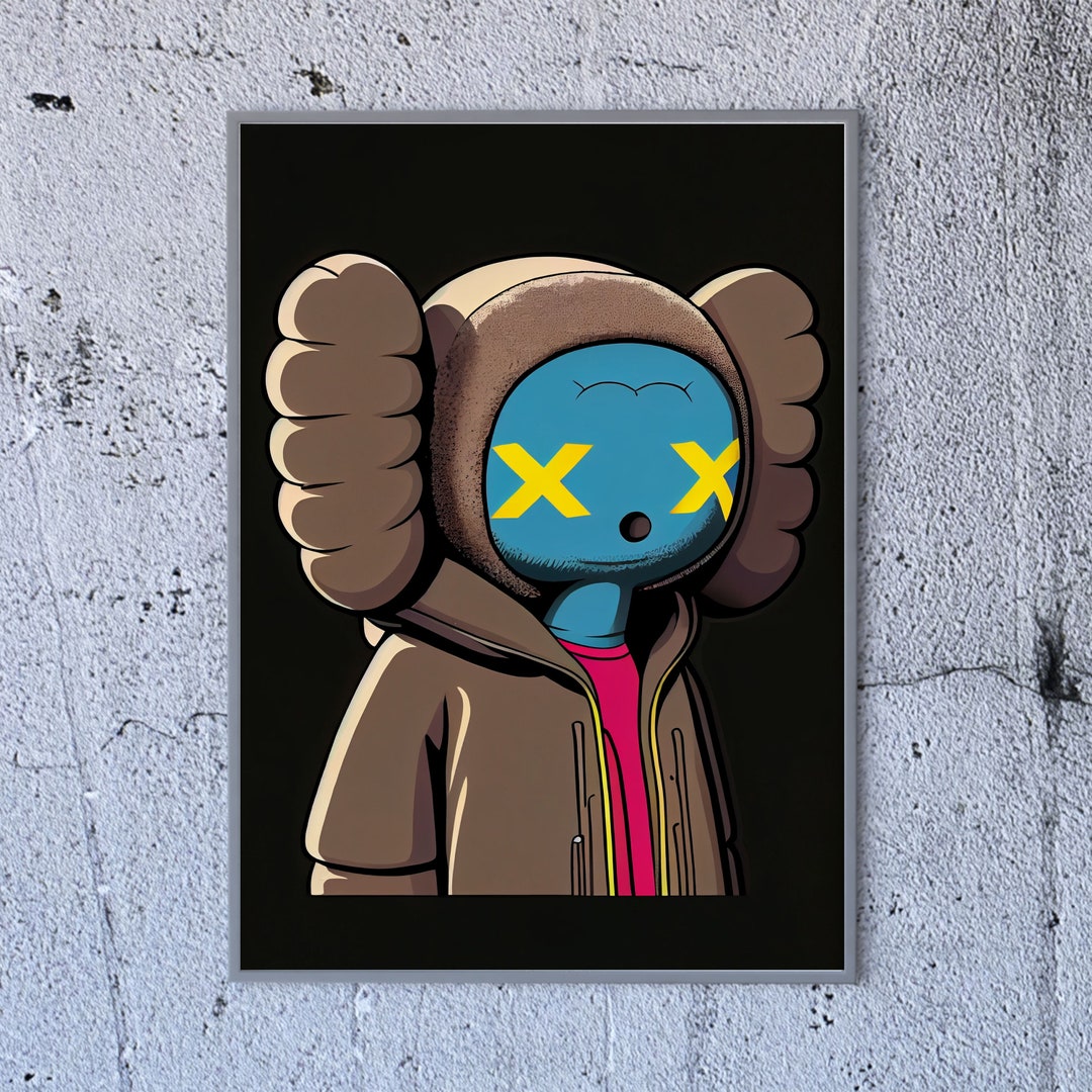 Kaws Pop Art Pop Art Digital Poster Instant Download Pop - Etsy