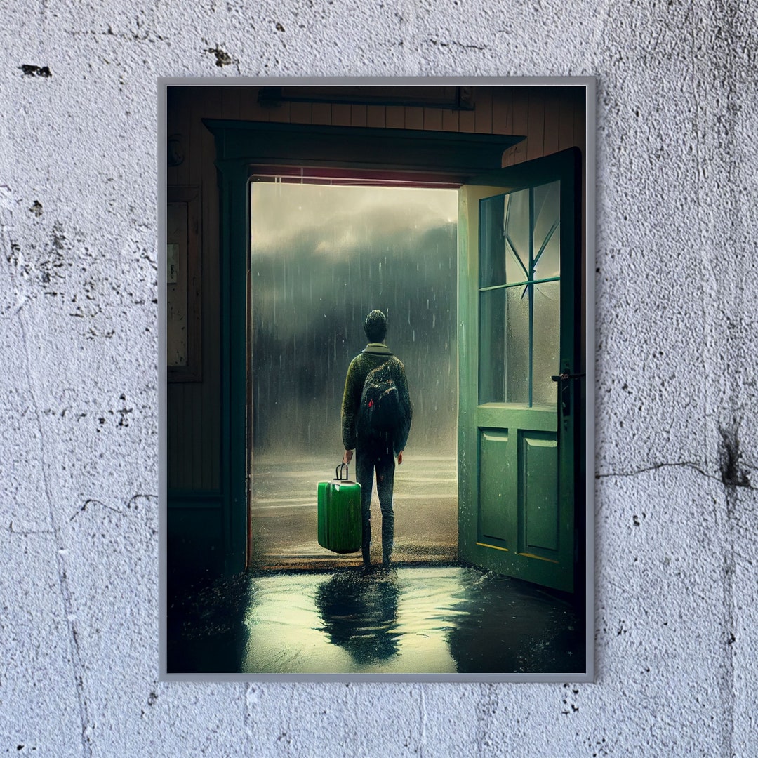 Leaving Home, Instant Download, Printable Large Wall Art, Art ...