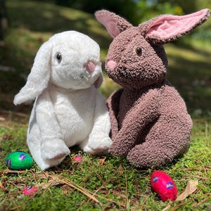 Rabbit Stuffed Toy Sewing Pattern: Rosie Bunny Plush Large Size ...