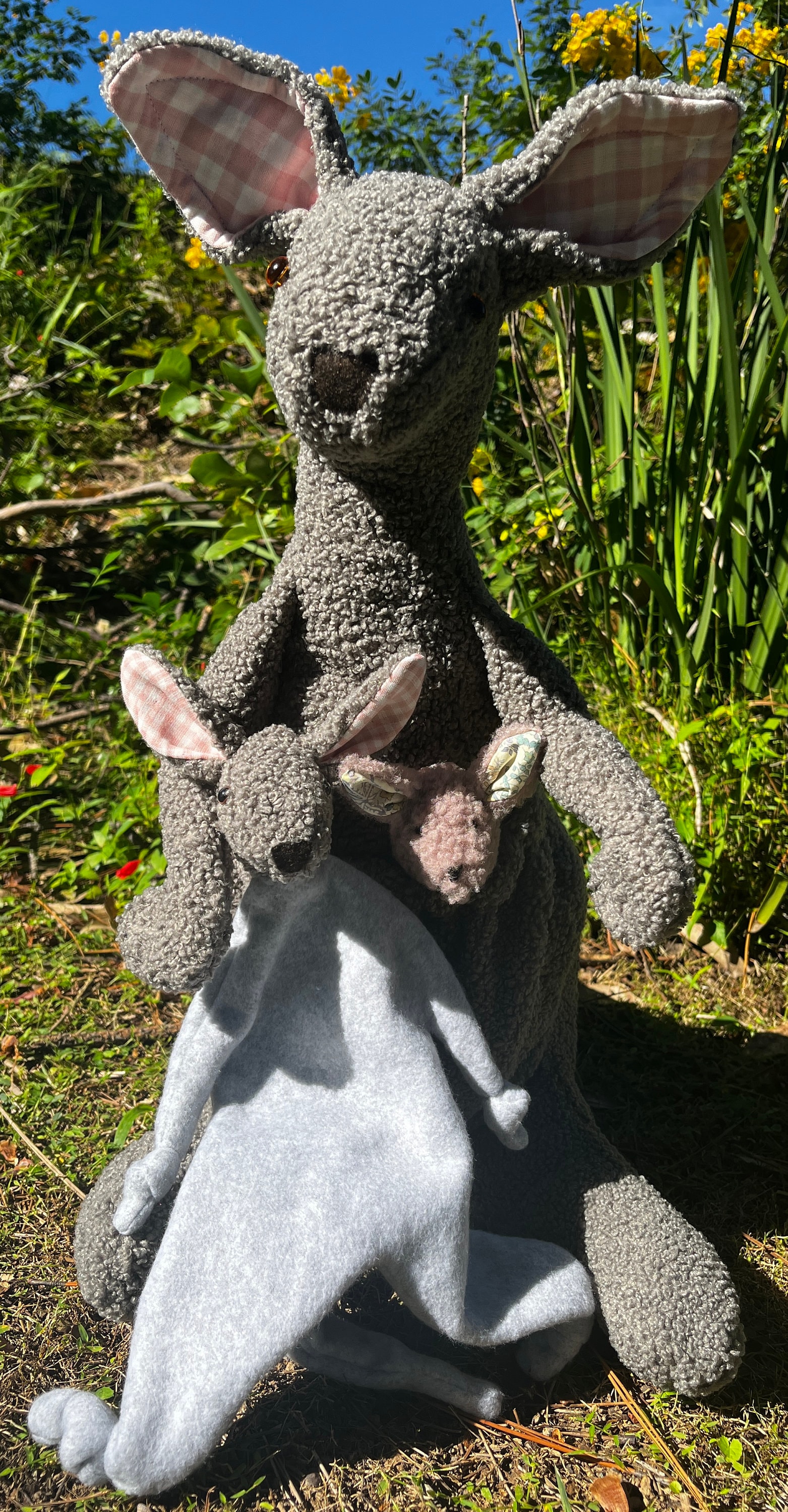 Kangaroo (with Pouch) and Joey Sewing Pattern, Xmas Gift, Pattern ...