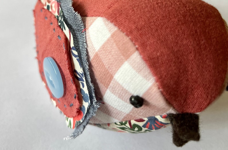 Stuffed Bird Sewing Pattern: Fabric Scrap Toy (digital Download) Easy ...
