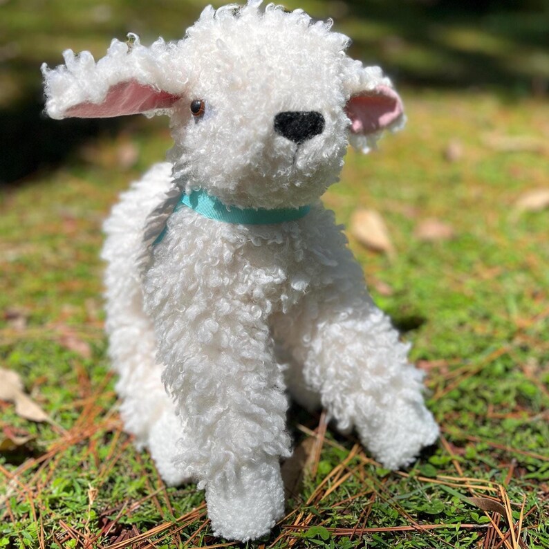 Lamb Stuffed Toy Sewing Pattern: Sherpa Sheep, Kids Gift (digital ...