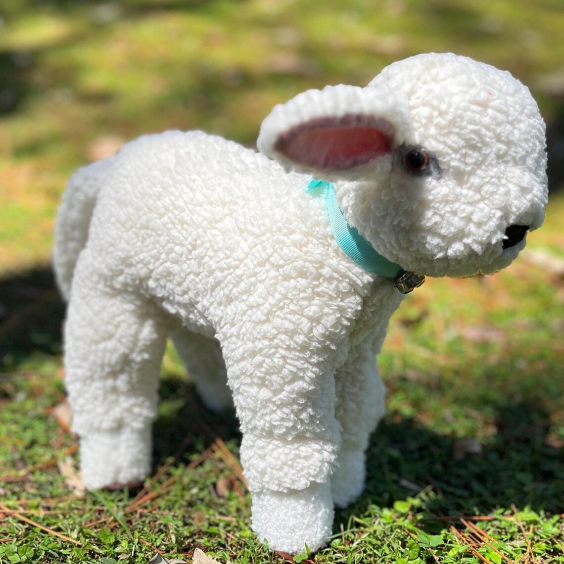 Lamb Stuffed Toy Sewing Pattern: Sherpa Sheep, Kids Gift (digital ...