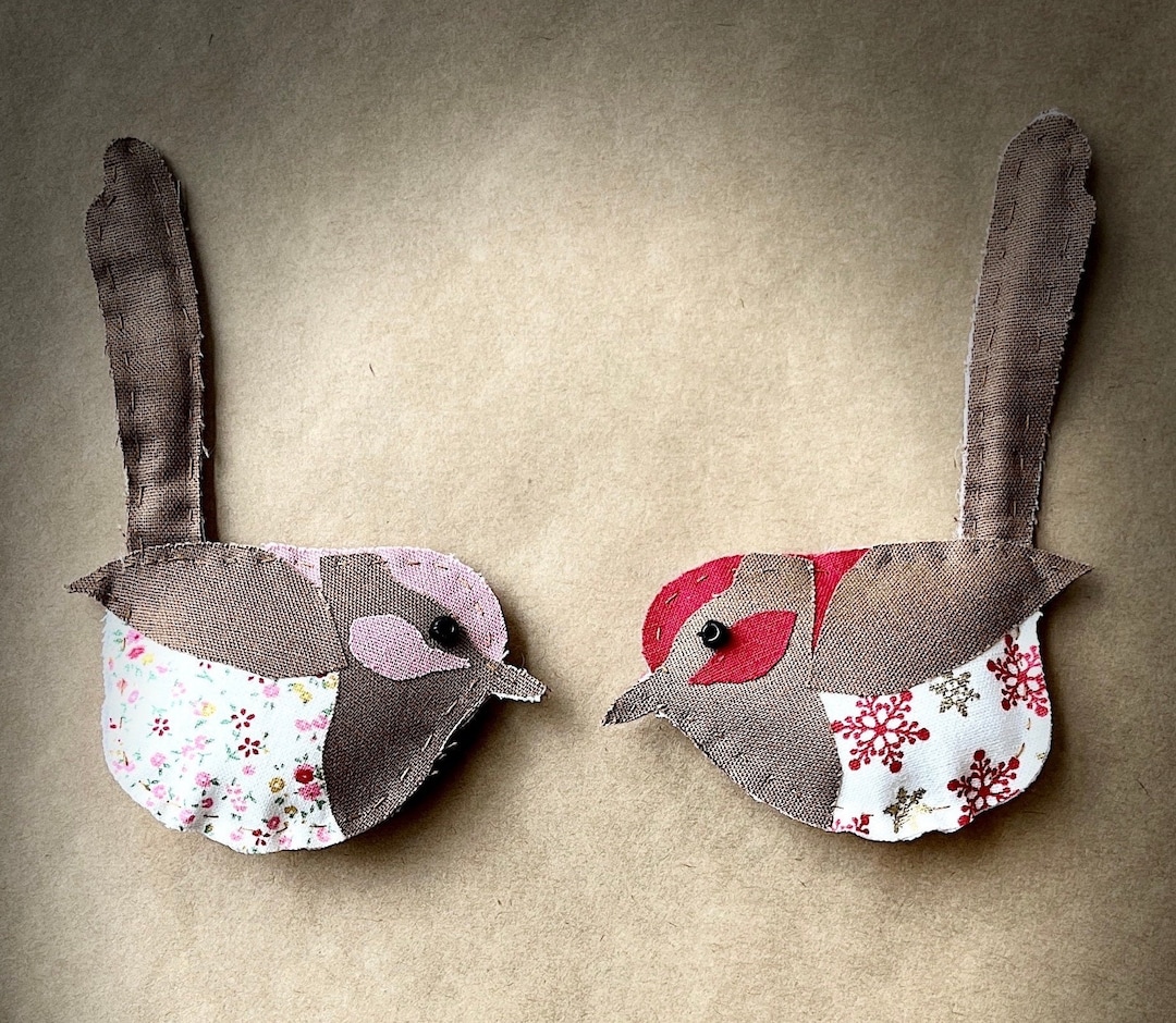 Hand Sewn Bird Pattern: Keepsake Card Sewing Project (digital Download ...