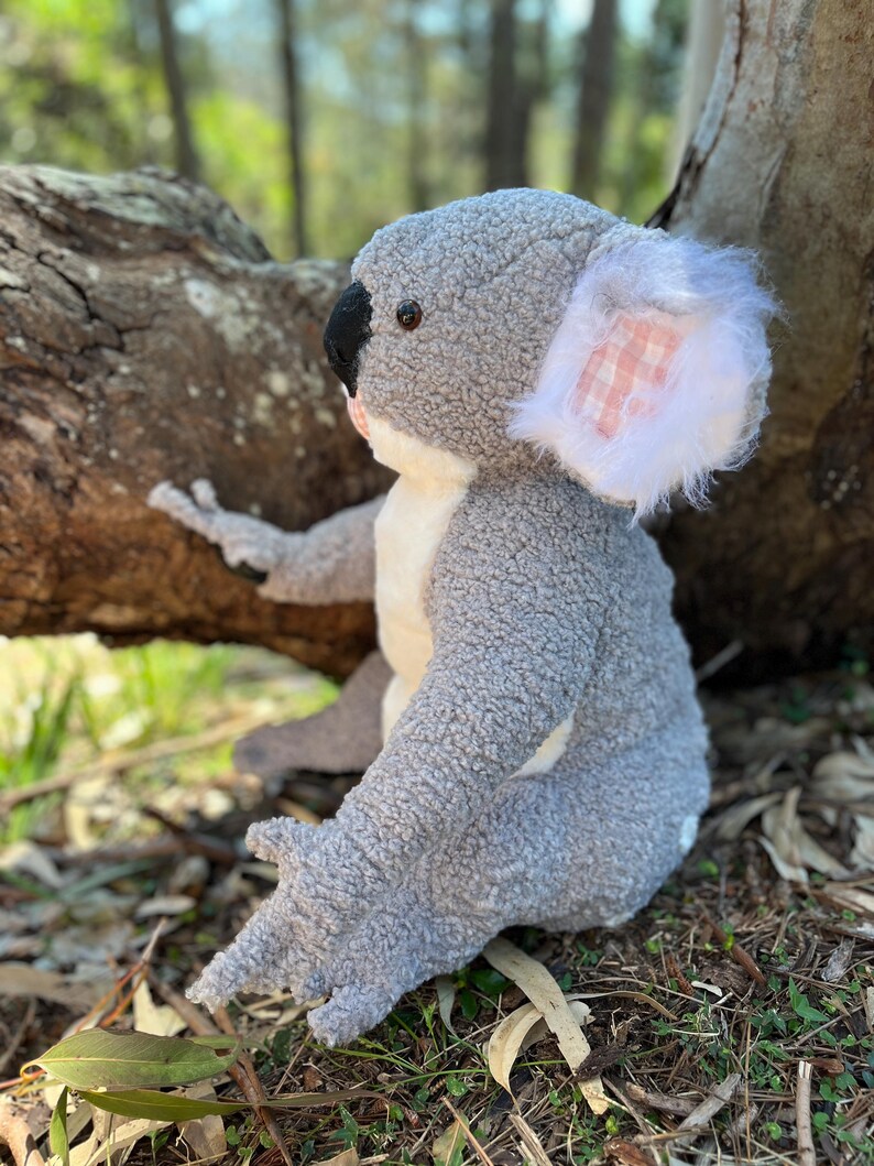 Koala Soft Toy, Download Printable Koala Sewing Pattern. Large Toy ...