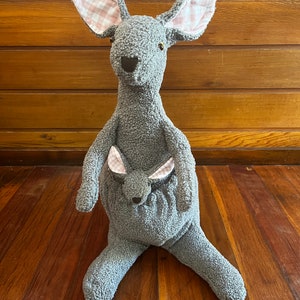 Kangaroo (with Pouch) and Joey Sewing Pattern, Xmas Gift, Pattern ...