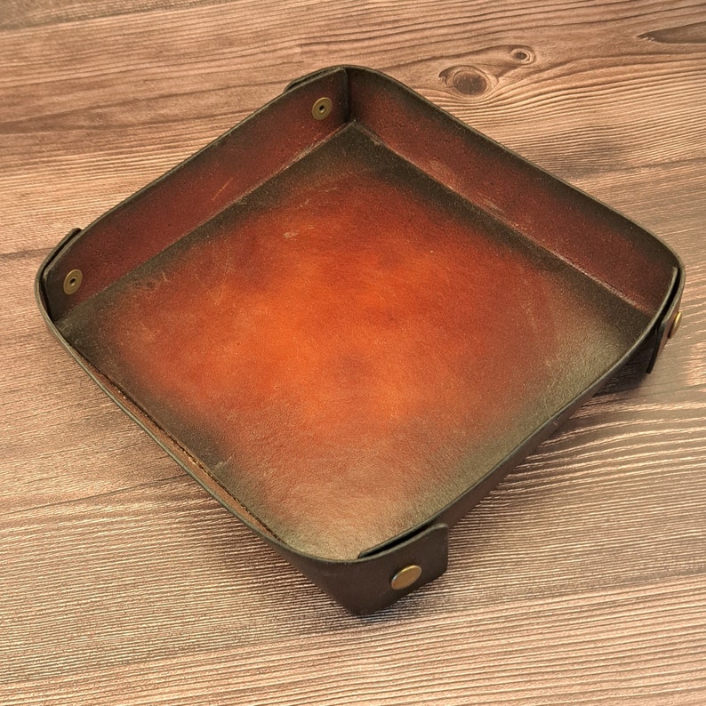Leather Dice Tray/valet Tray Pattern, Pdf Download, Leathercraft Diy - Etsy