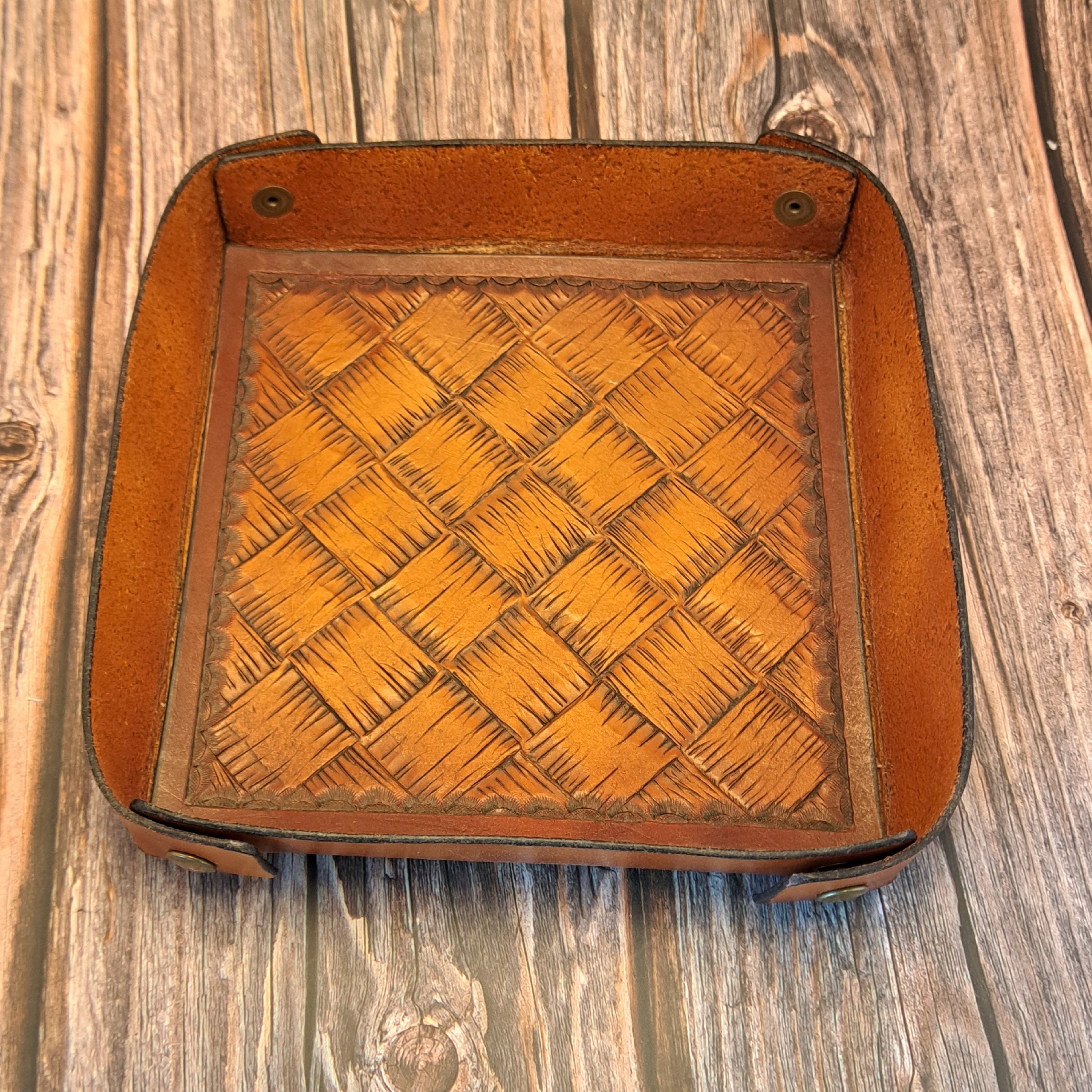 Leather Dice Tray/valet Tray Pattern, Pdf Download, Leathercraft Diy - Etsy