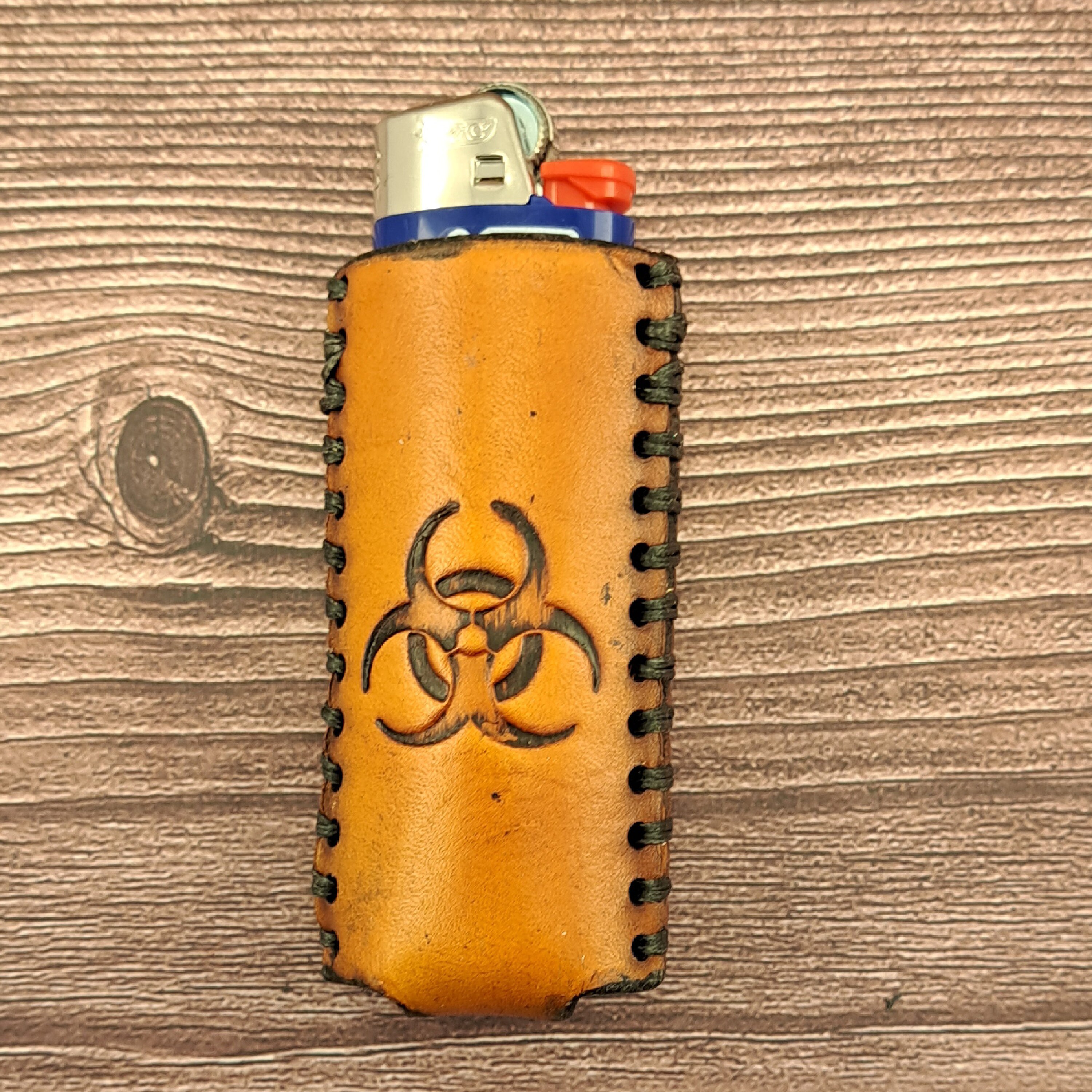 Custom Leather Lighter Case for Bic Lighters, Hand Stamped ...