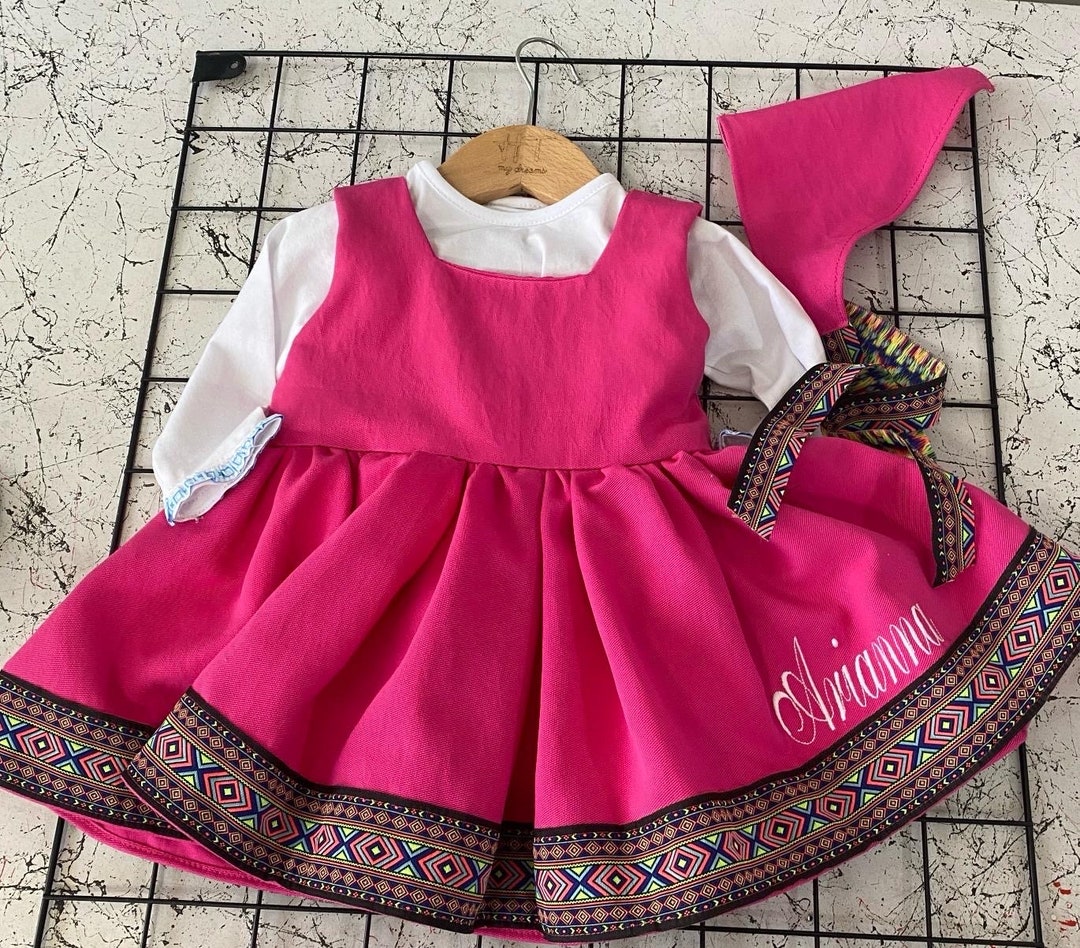 Masha Dress, Masha Themed Baby Girl Dress, Puffy Knee Length Birthday ...