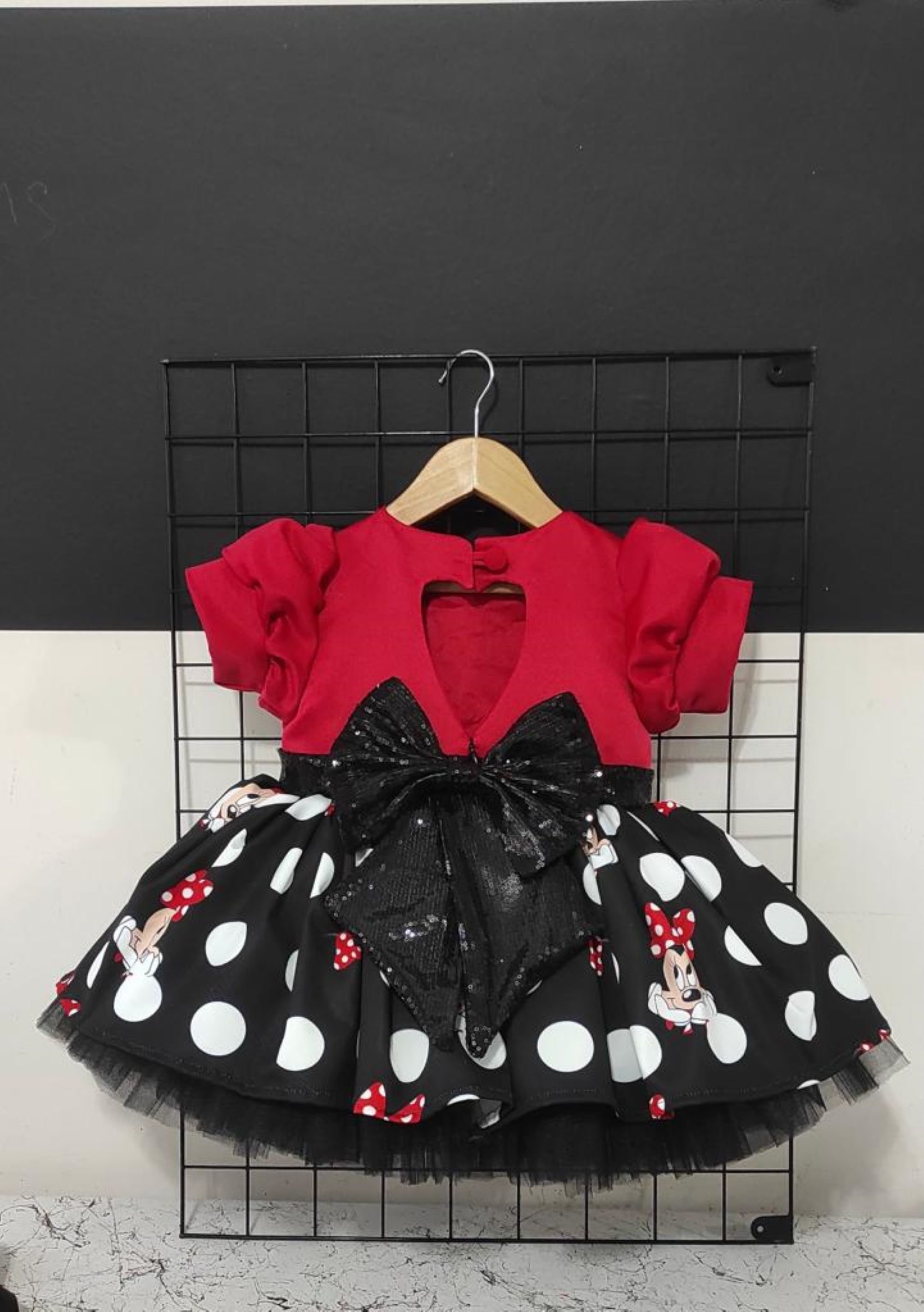 Minnie Mouse Dress, Minnie Mouse Kıds Dress, Minnie Mouse Birtday Dress ...