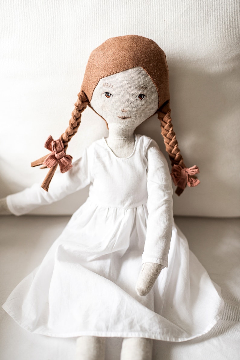 Soft Doll PDF Sewing Pattern Kit, Ragdoll Tutorial, DIY Doll With ...