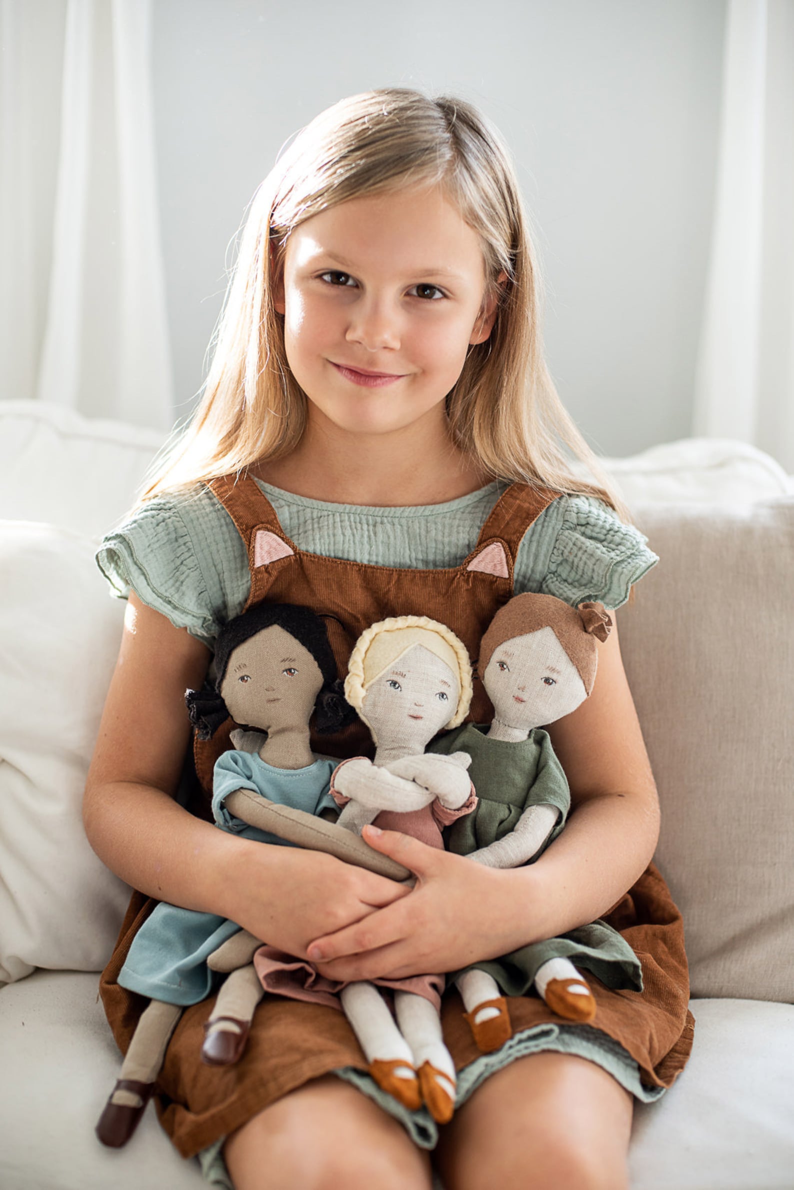 Soft Doll PDF Sewing Pattern Kit, Ragdoll Tutorial, DIY Doll With ...