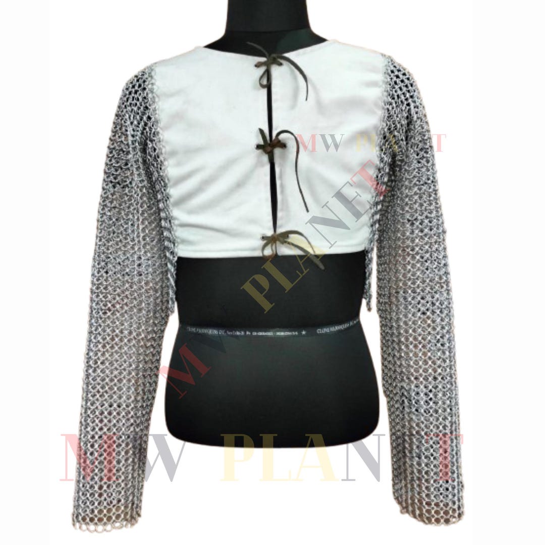 Handmade Medieval Viking Cotton Armor Top: Aluminum Sleeves SCA LARP - Etsy
