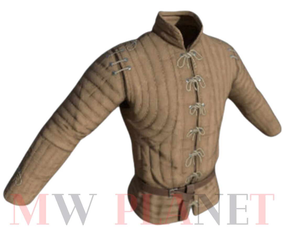 Medieval Padded Gambeson: Viking SCA Cotton Armor Costume - Etsy