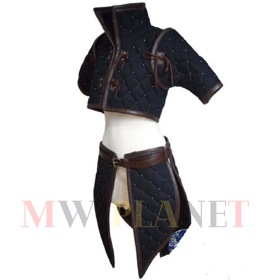 Medieva Armor Thick Padded Cotton Short Gambeson I Fanncy - Etsy