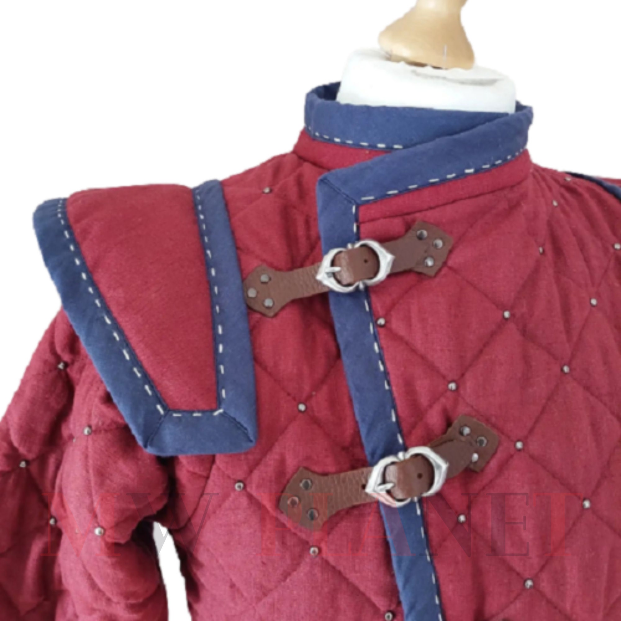 Medieval Padded Gambeson: Viking Full Sleeve Cotton Armor - Etsy