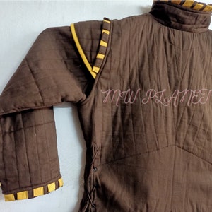 Handmade Full Complete Set of Medieval Thick Padded Cotton Gambesonpant ...
