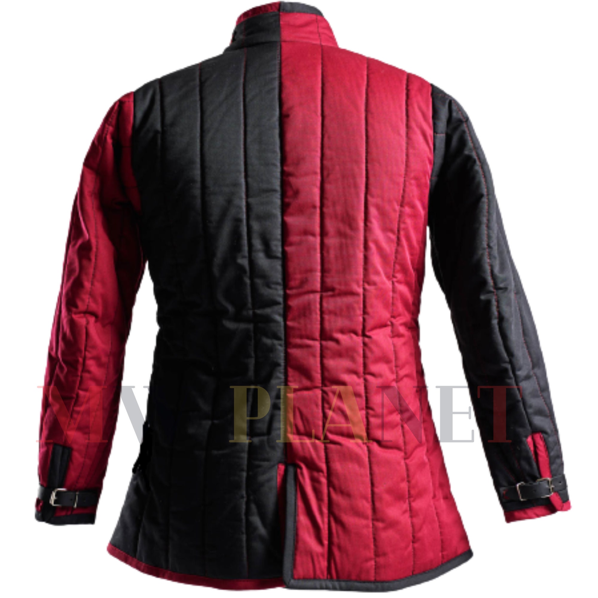 Medieval Viking Gambeson Armor Full Sleeve Aketon Cotton Fabric Thick ...