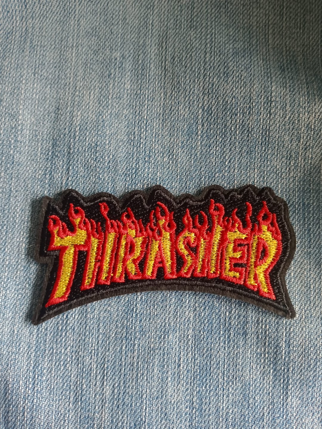 Flame Skater Patch - Etsy