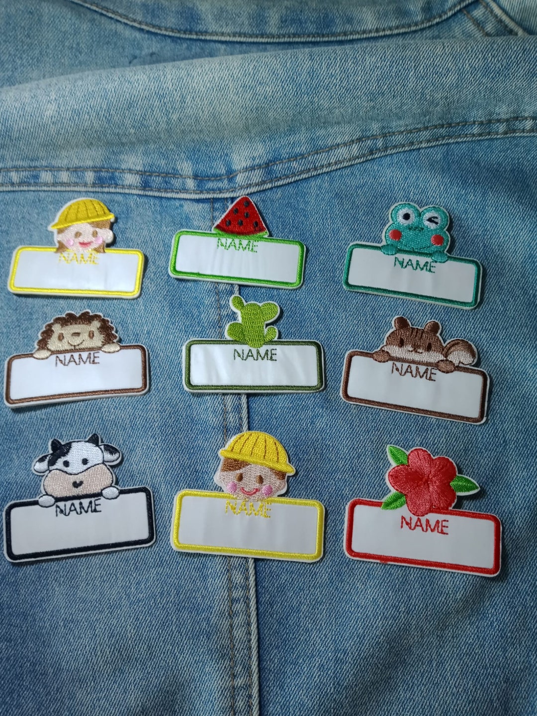 Patches in Batch Adhesive Labels School Names - Etsy