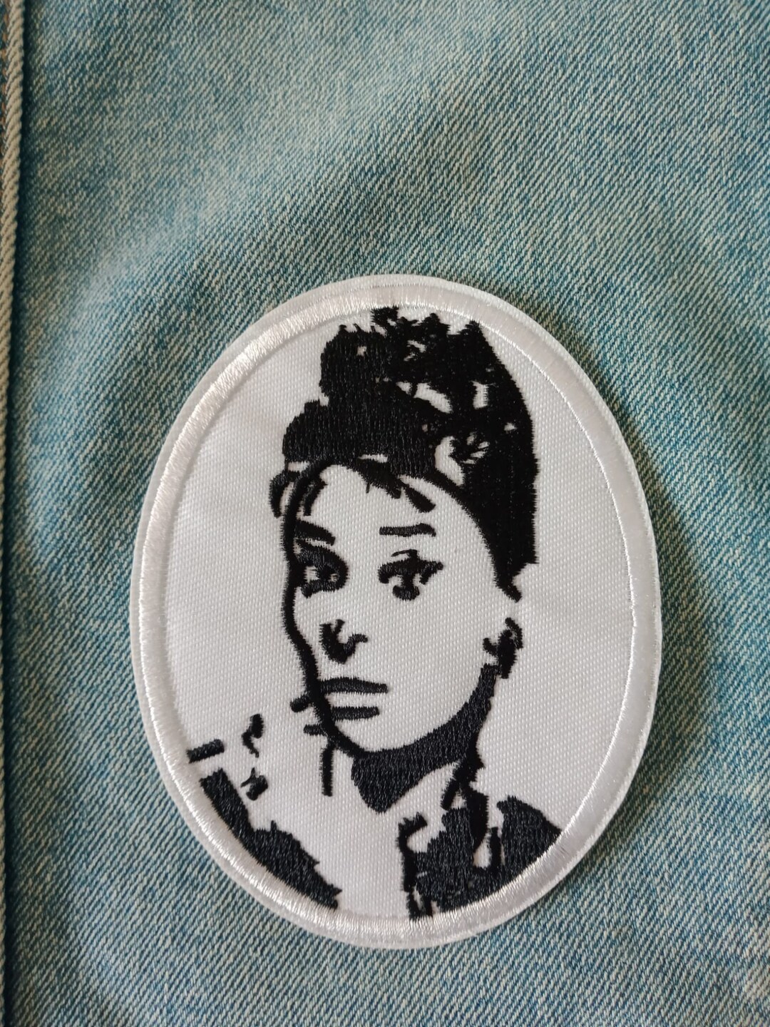 Audrey Hepburn Medallion Patch - Etsy