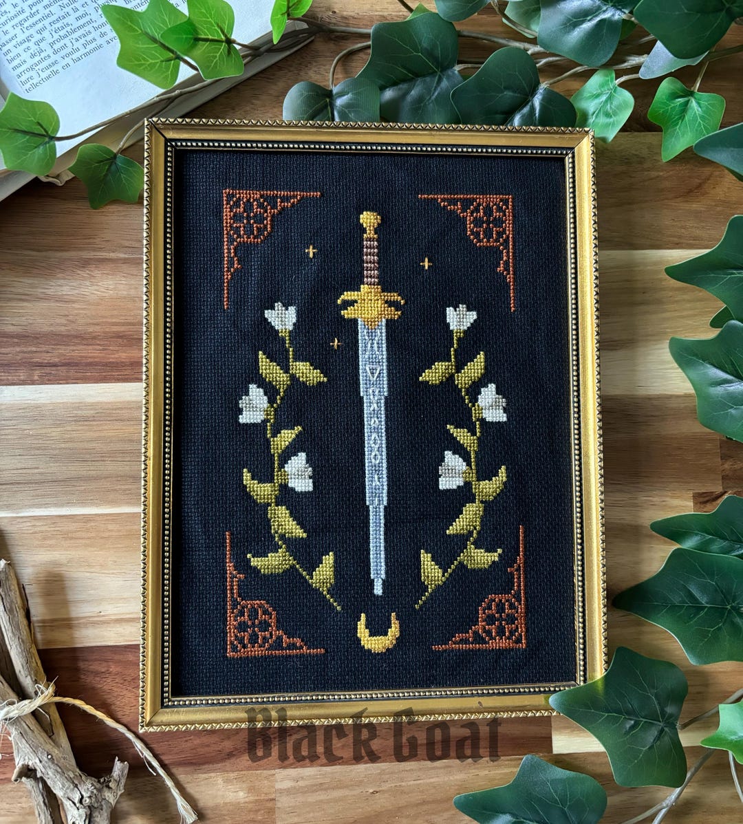 Fantasy Sword Cross Stitch "spring Sword" / Digital Download / Cross ...