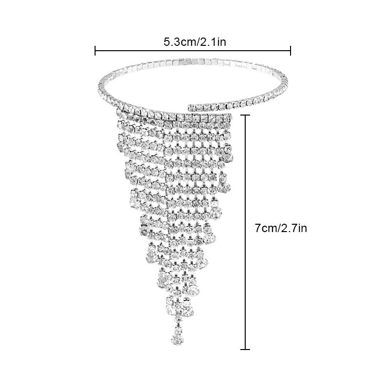 Upper Arm Bracelet Rhinestones Tassels Arm Band Bachelor Party - Etsy