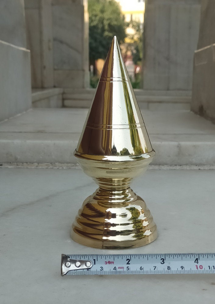 Temple Kalash Pure Brass Orginal Vrindawani 2 Steps (2 PIECE) 3 Step (1 ...