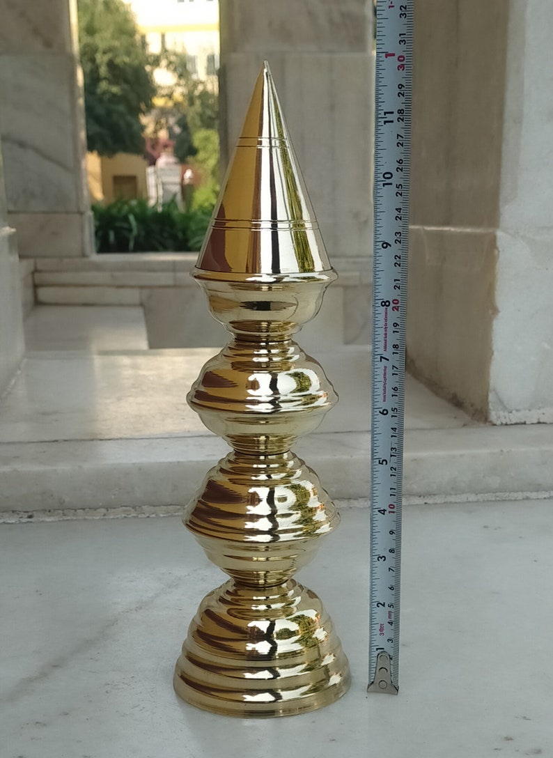 Temple Kalash Pure Brass Orginal Vrindawani 4 Steps - Etsy