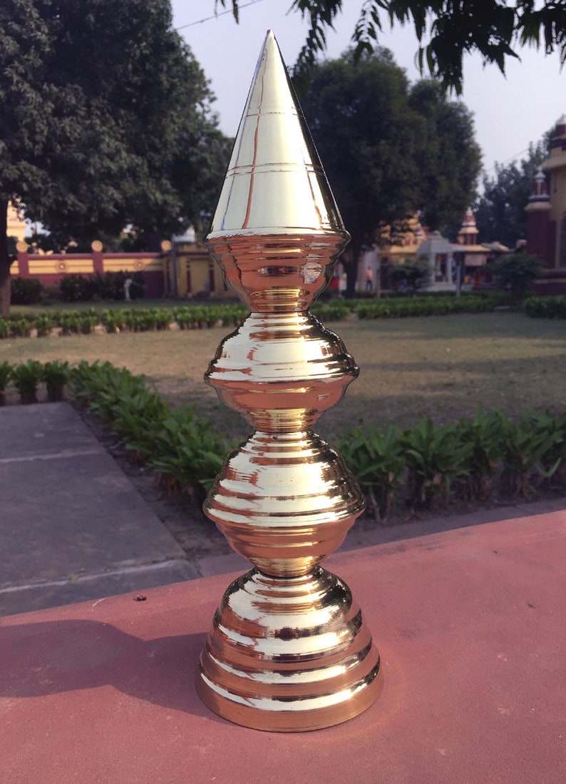 Temple Kalash Pure Brass Orginal Vrindawani 4 Steps - Etsy