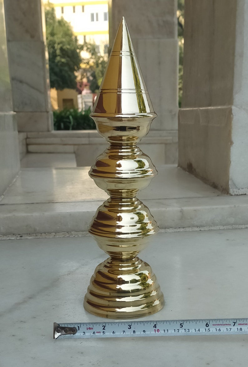 Temple Kalash Pure Brass Orginal Vrindawani 4 Steps - Etsy