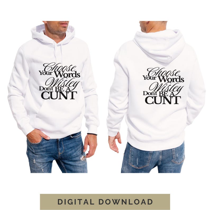 Sweary Typography Grunge Design SVG PNG PDF | Digital Instant Download ...