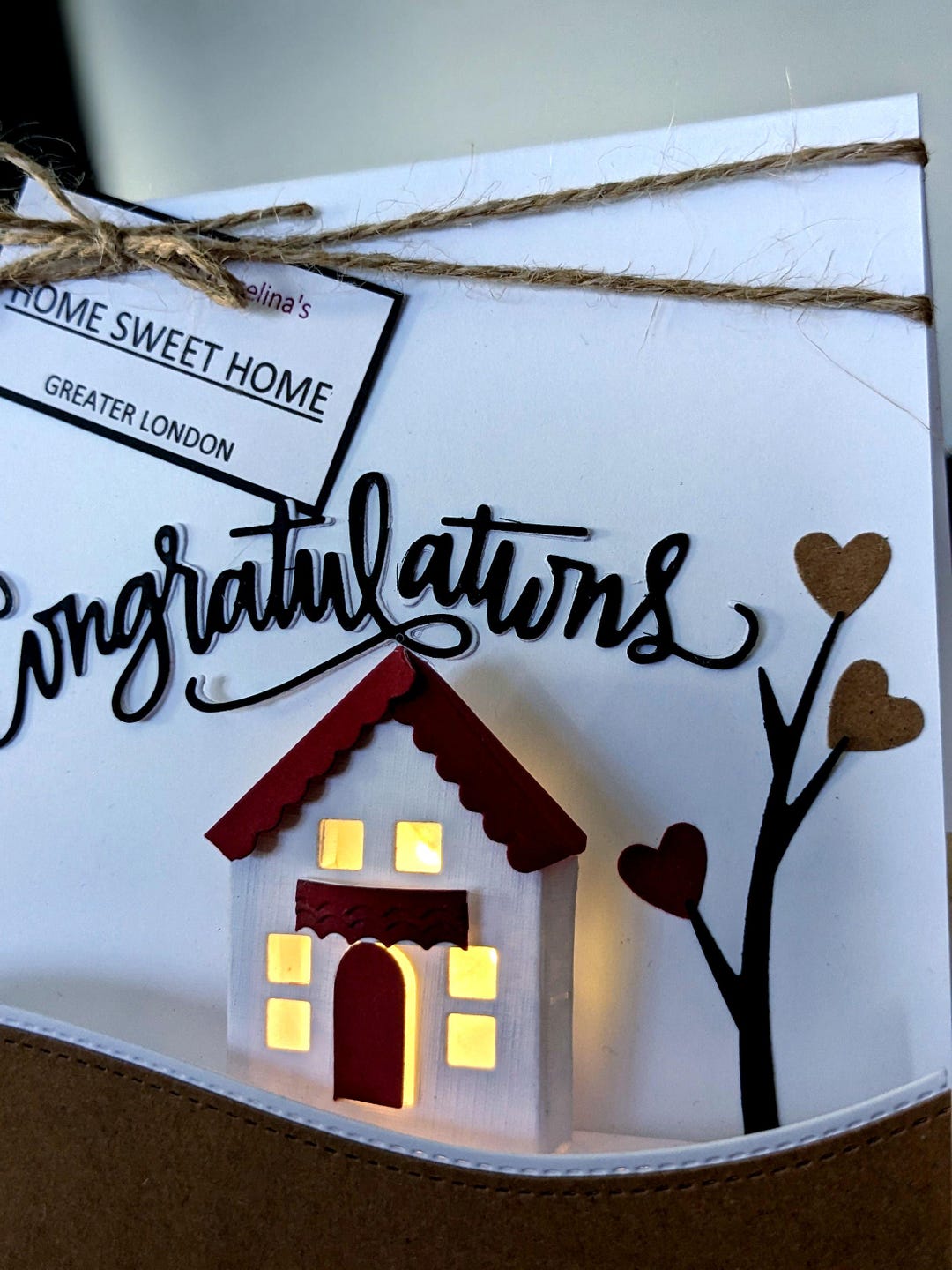 Congratulations on Your New Home, Personalised Housewarming Card - Etsy
