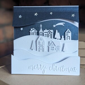 Handmade 3D Christmas Card With Mini LED Lights| Light up Christmas ...