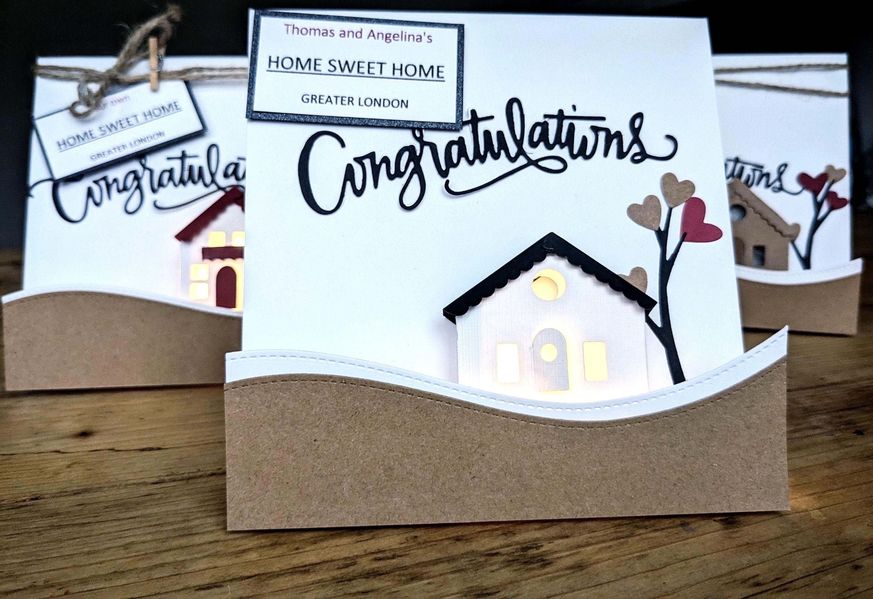 Congratulations on Your New Home, Personalised Housewarming Card - Etsy