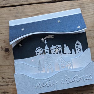 Handmade 3D Christmas Card With Mini LED Lights| Light up Christmas ...