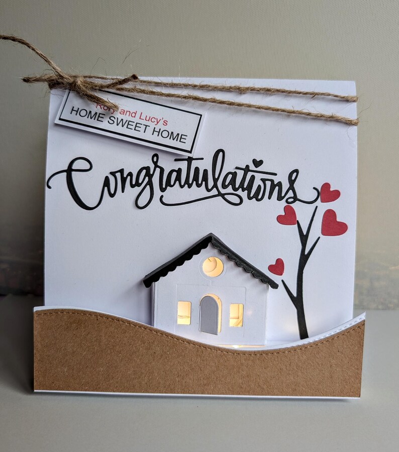 Congratulations on Your New Home, Personalised Housewarming Card - Etsy