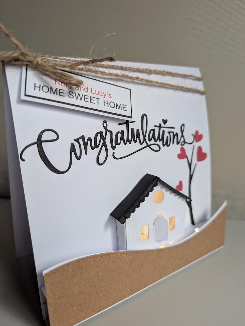 Congratulations on Your New Home, Personalised Housewarming Card - Etsy