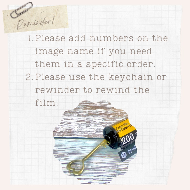 Personalized Film Roll Keychain: Custom Photo Album, Voice Message Gift ...
