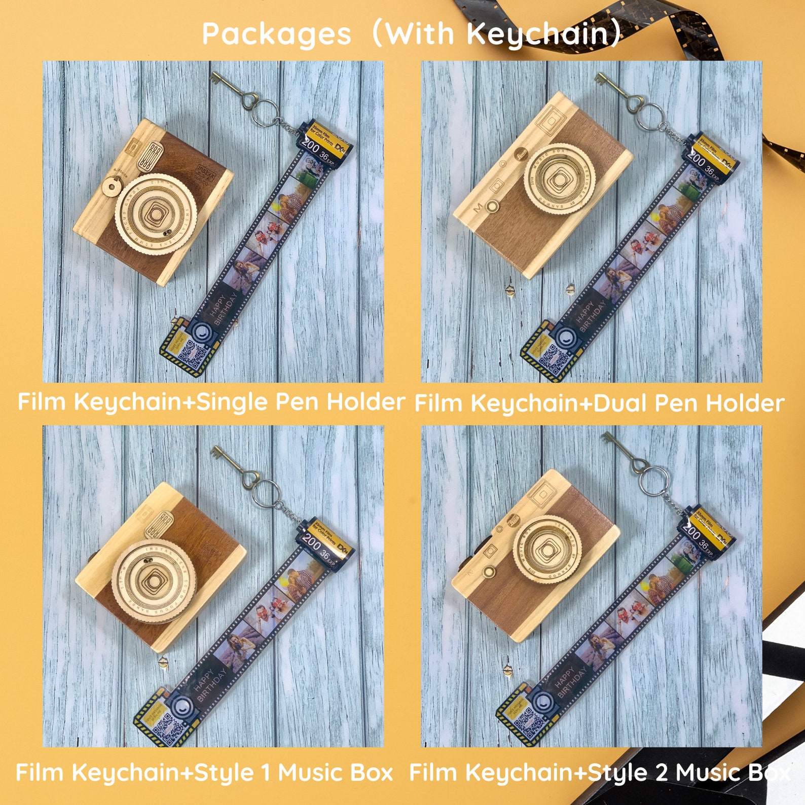 Custom Photo Film Roll Keychain: Personalized Camera Film Keyring - Etsy