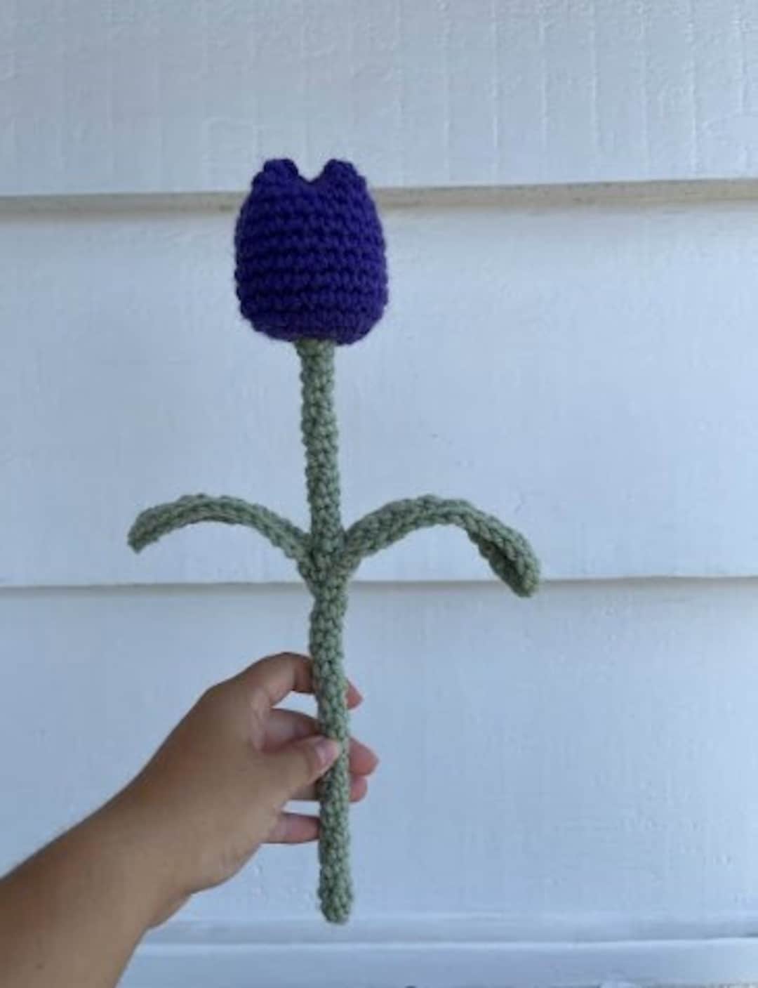Crochet Tulip, Crochet Flower, Crochet, Flower, Tulip - Etsy