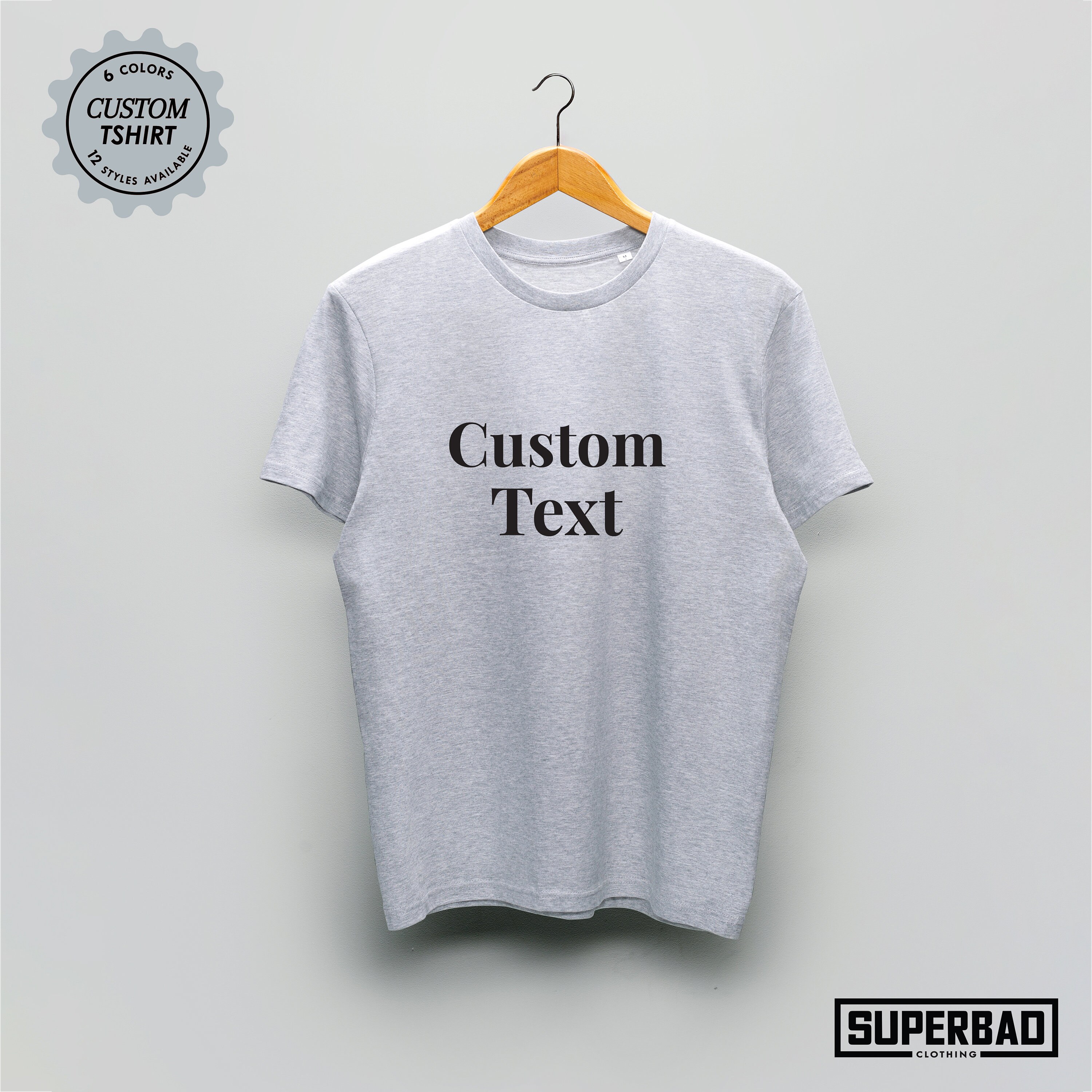 Custom Text Tshirt Customised Text Tshirt Unisex Apparel - Etsy Denmark