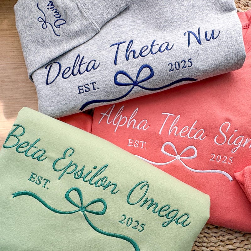Greek Life Custom Merch - Etsy UK