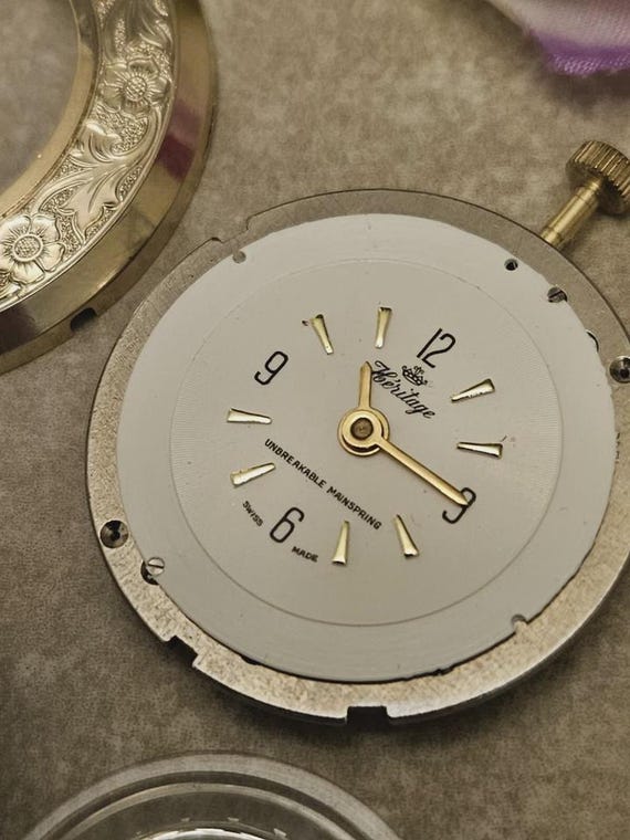 1950's Heritage Unbreakable Swiss Pocket Watch Cycola… - Gem