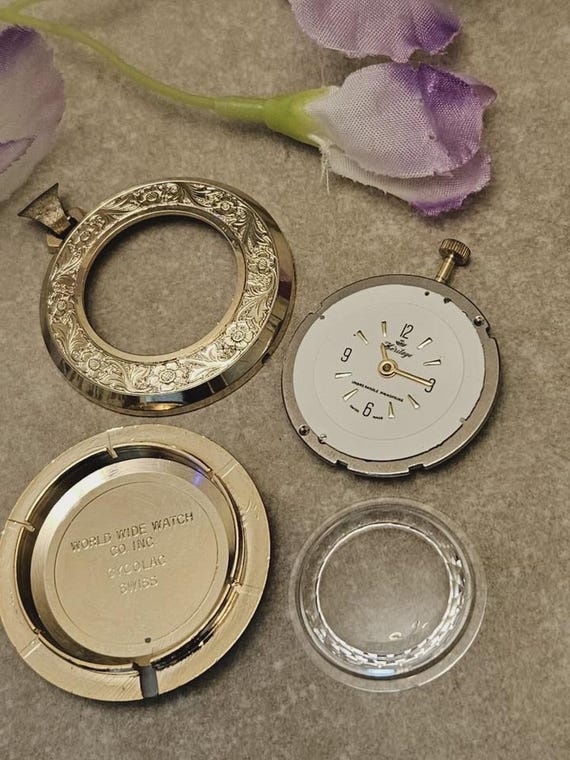 1950's Heritage Unbreakable Swiss Pocket Watch Cycola… - Gem