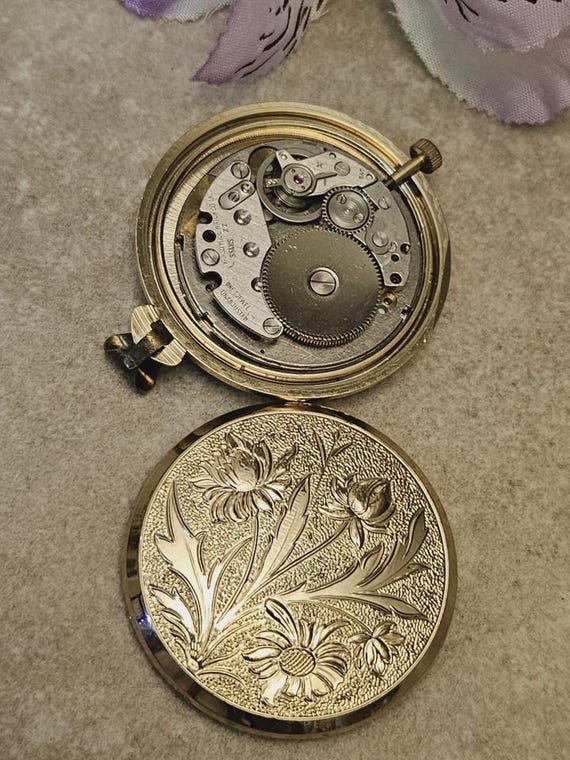 1950's Heritage Unbreakable Swiss Pocket Watch Cycola… - Gem