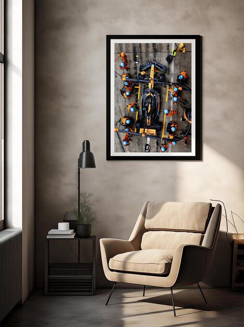 Lando NORRIS Mclaren Pitstop F1 Poster - Etsy