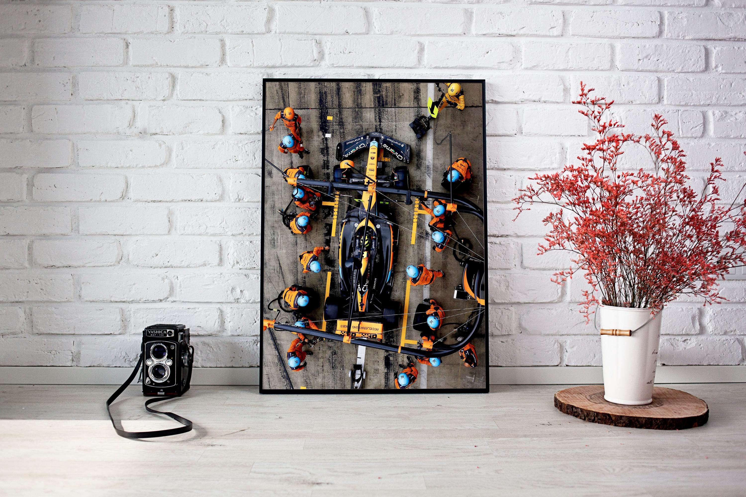 Lando NORRIS Mclaren Pitstop F1 Poster - Etsy