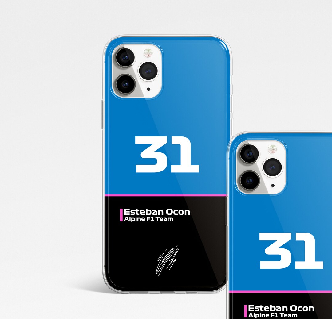 Coque de téléphone Esteban Ocon 31 Alpine Formule 1. Iphone, Samsung ...